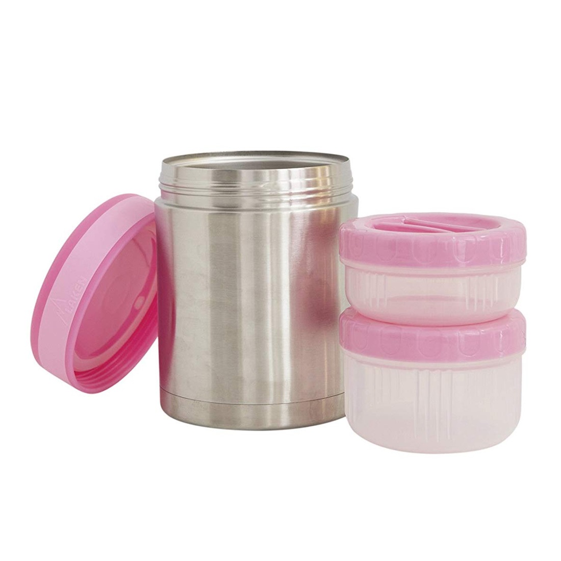 Laken Neopren Kılıflı Çelik Yemek Termosu (Bugs Pink) 1 Litre ...