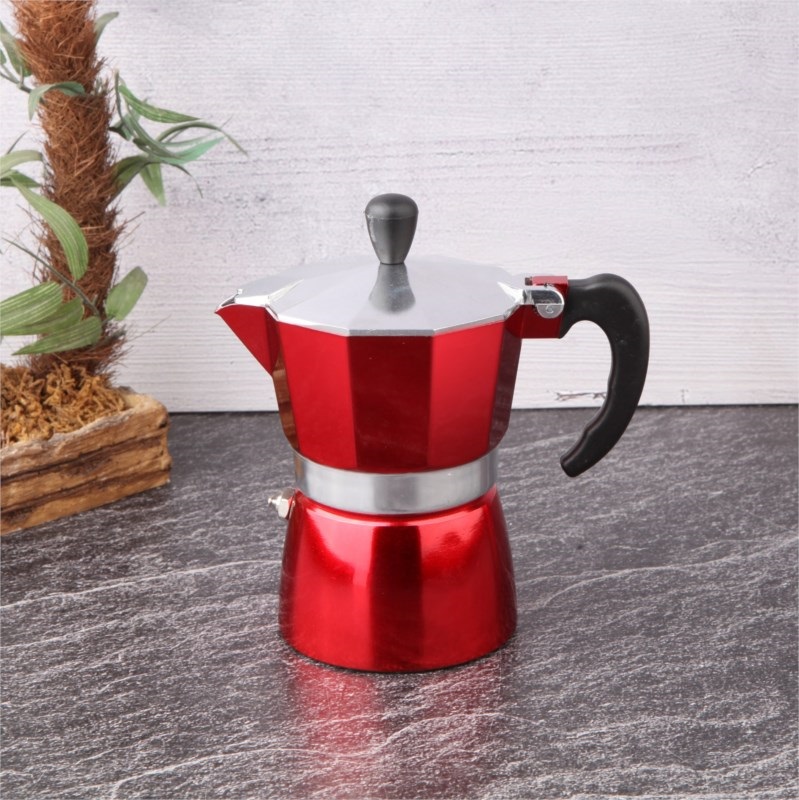 Thn Coffee Express Red Moka Pot 3 Cups Kırmızı - THN74943 | Termos ...