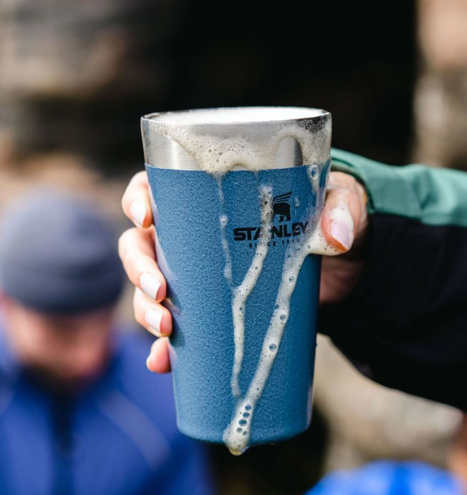 Stanley Adventure Stacking Vacuum Pint Hammertone lake - Termos Bardak ...