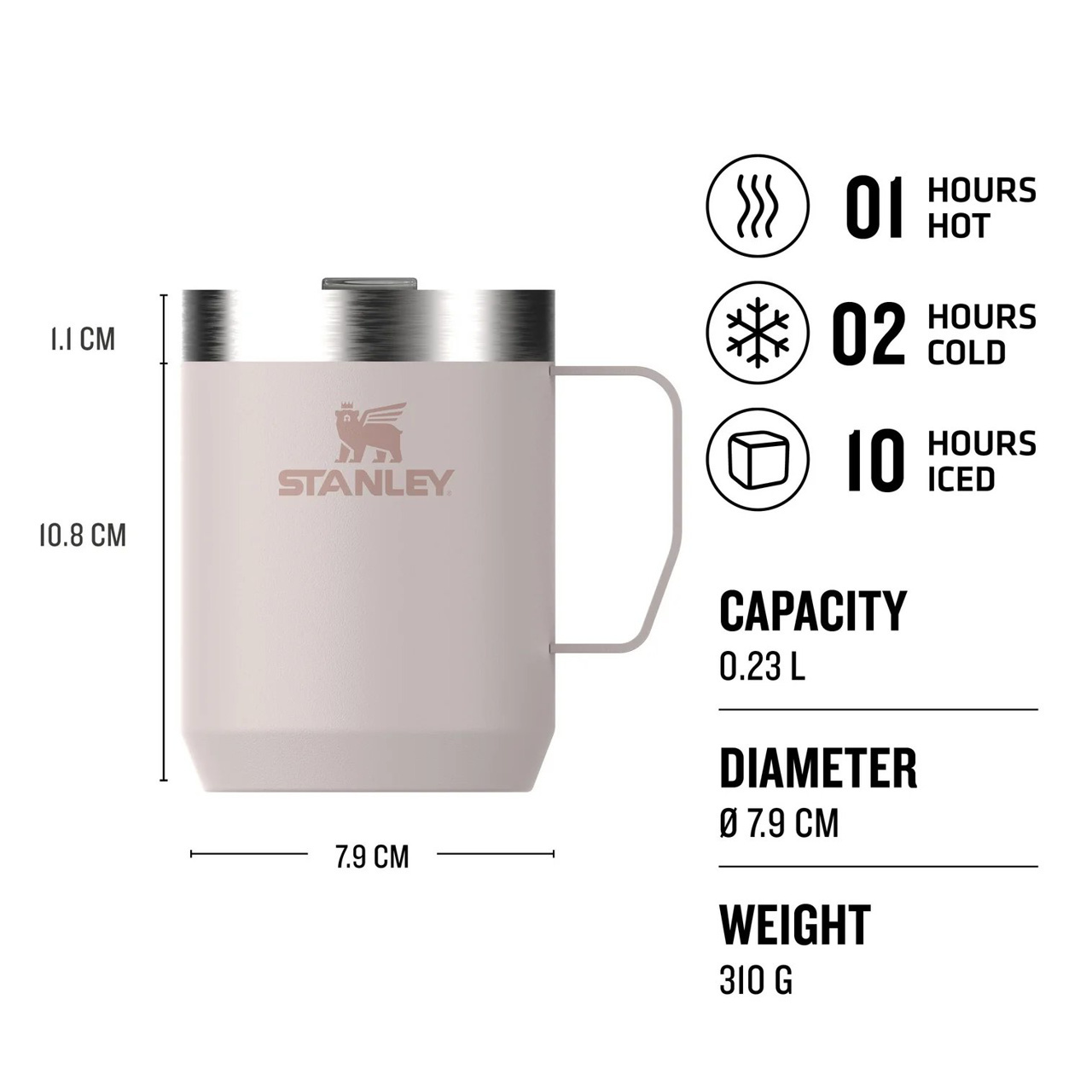 Stanley 0.23L Classic Legendary Camp Mug - Efsanevi Kamp Bardağı - 10 ...