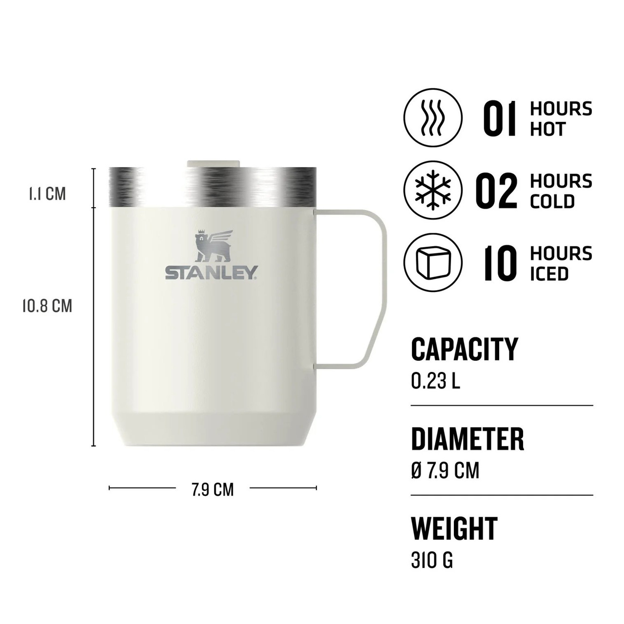 Stanley 0.23L Classic Legendary Camp Mug - Efsanevi Kamp Bardağı - 10 ...